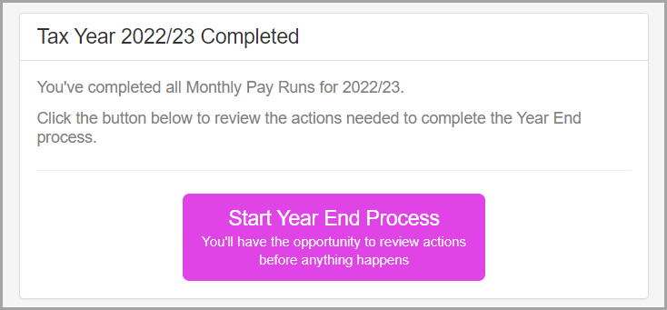 Payroll year end process